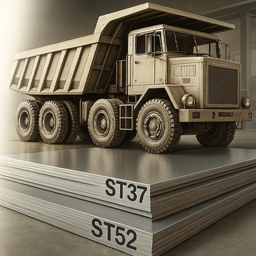 بررسی تفاوت ورق ST37 و ST52 در اتاق‌های کمپرسی